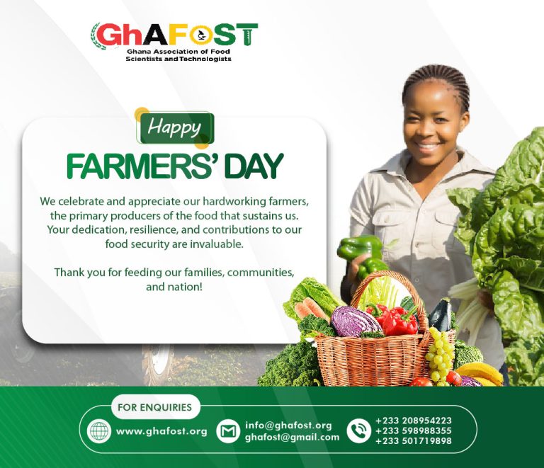HAPPY FARMERS’ DAY - Ghana Association of Food Scientists and ...